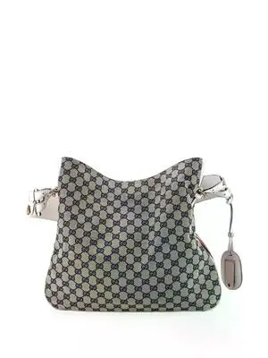 Gucci Heritage Web Gg Canvas Medium Hobo Bag