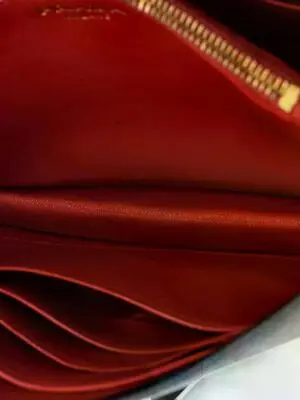 Prada Saffiano Leather Small Flap Wallet On Chain Clutch Shoulder Bag