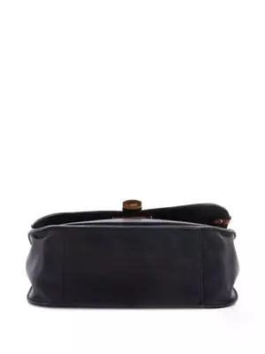 LOUIS VUITTON Vaugirard Handbag Monogram Canvas With Leather Satchel - Black