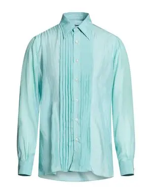 TOM FORD Shirt Turquoise Size Silk