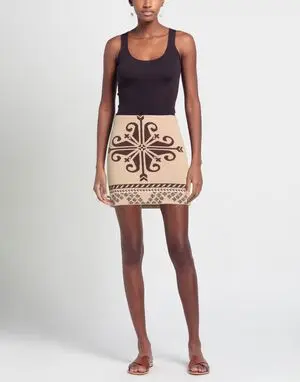 AKEP Intarsia-knit Mini Pencil Skirt