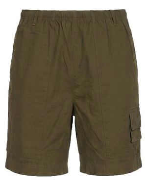 Nike Cotton And Nylon Athletic Shorts - Green
