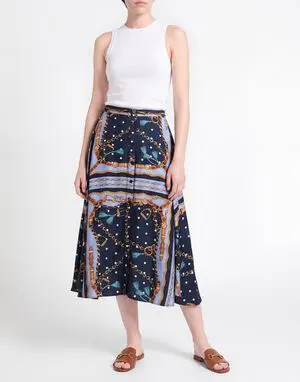 Maje Viscose Midi Skirt