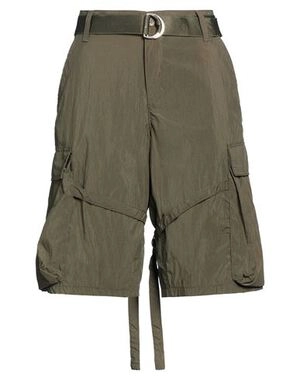 Liu Jo Military Polyester Polyamide Shorts - Green