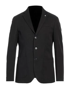 LIU •JO MAN Blazer Size Polyester, Wool, Elastane - Black