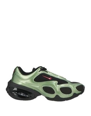 Nike Sneakers Size Synthetic Fibers, Textile Fibers - Green