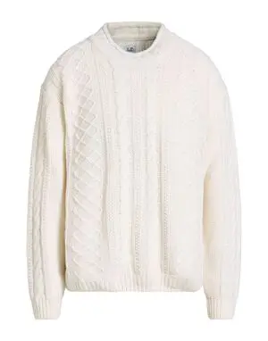 C.P. COMPANY C. P. Company Sweater Ivory Size Wool, Polyamide