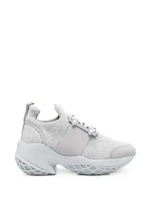 ROGER VIVIER Viv Run Strass Sneakers - White