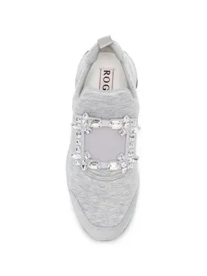 ROGER VIVIER Viv Run Strass Sneakers - White