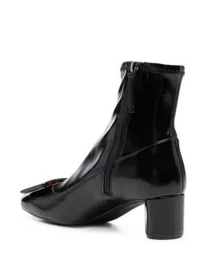 ROGER VIVIER Roundy Turtle Leather Boots