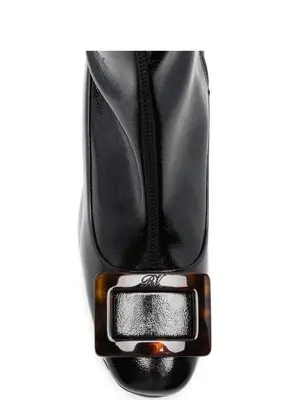 ROGER VIVIER Roundy Turtle Leather Boots