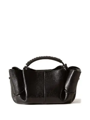 Hereu Arta Mini Leather Handbag - Black