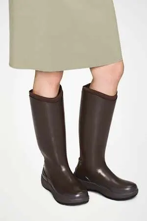 Rains High Rubber Boots - Bark Gloss