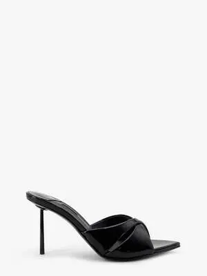 LE SILLA Shirley Patent Leather Mules - Black