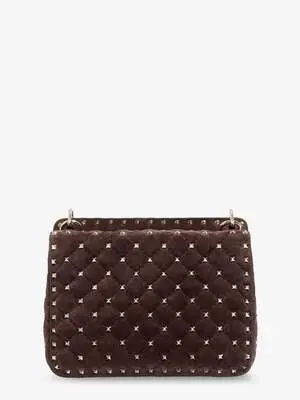 Valentino Garavani Rockstud Spike Suede Shoulder Bag