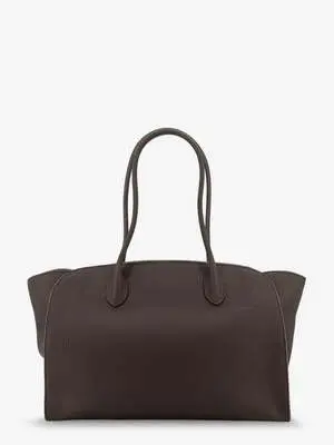 THE ROW Marlo 14 Hammered Leather Shoulder Bag