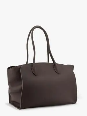 THE ROW Marlo 14 Hammered Leather Shoulder Bag