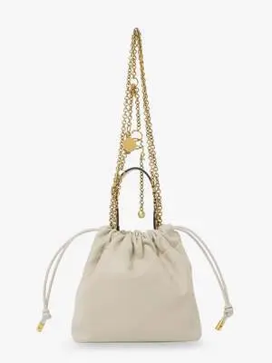 Chloé Icons Mini Leather Crossbody Bag - Beige
