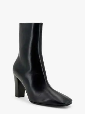 THE ROW Cindy Leather Ankle Boots