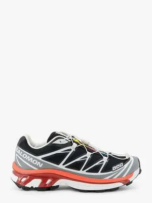 SALOMON Xt6 Mesh Sneakers With Contrasting Inserts - Black