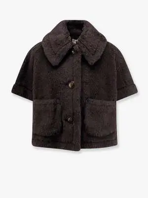 Max Mara Newterzo1 Alpaca, Virgin Wool And Silk Coat
