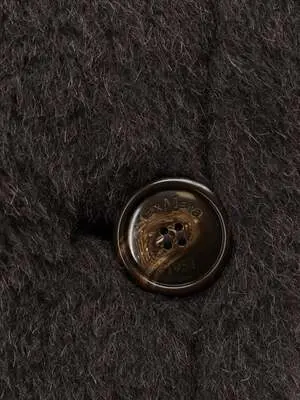 Max Mara Newterzo1 Alpaca, Virgin Wool And Silk Coat