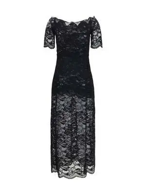 Rabanne Floral Lace Maxi Dress