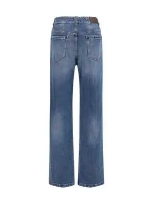 Brunello Cucinelli Cotton Denim Pants - Blue