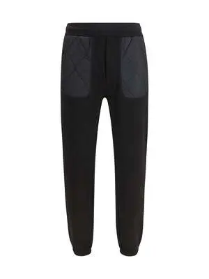 Moncler Cotton Blend Sweatpants - Black