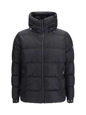 Herno Quilted Hooded Puffer Jacket - Black