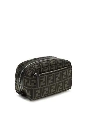 Fendi Ff Jacquard Beauty Case - Brown