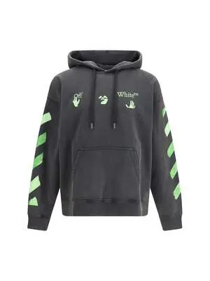 Off-White Bacco Arrow Skate Hooded Sweatshirt - Gray