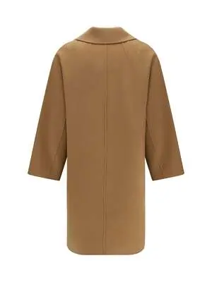 Max Mara S Magnolia Double-breasted Virgin Wool Coat