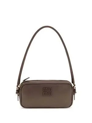 Miu Miu Leather Shoulder Bag - Brown