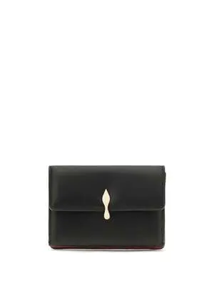 CHRISTIAN LOUBOUTIN Bettina Leather Wallet - Black