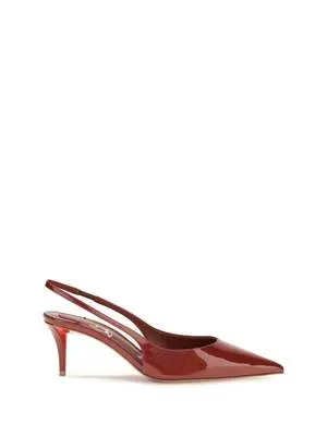 CHRISTIAN LOUBOUTIN Miss Z Slingback Patent Leather Pumps - Multicolor