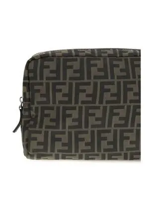 Fendi Medium Superlight Ff Zucca Fabric Beauty Case - Brown