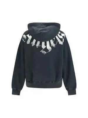 Palm Angels Hooded Zip Sweatshirt
