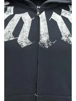 Palm Angels Hooded Zip Sweatshirt