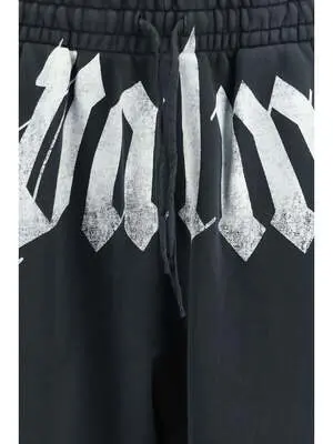 Palm Angels Sweatpants With Drawstring And Logo