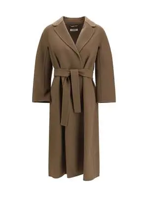 Max Mara S Esturia Virgin Wool Coat - Brown