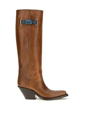 Chloé Azelan Over-the-knee Leather Boots - Multicolor