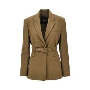 Pinko Gabardine Jacket With Belt