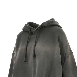 GOLDEN GOOSE Back Logo Print Oversized Cropped Hoodie