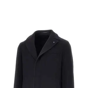 Tagliatore Cashmere And Wool Tailored Coat