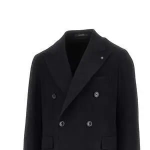 Tagliatore Double-breasted Wool And Cashmere Coat