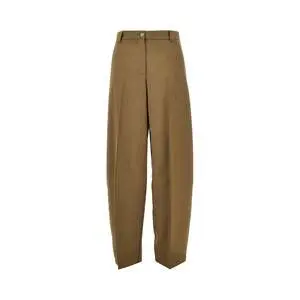 Pinko Wool-blend Barrel Leg Pants