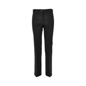 Pinko Viscose-blend Crêpe Flare Trousers - Black