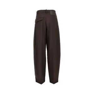 Pinko Wool-blend Barrel Leg Pants