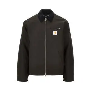 Carhartt Work In Progress Detroit' Canva Jacket - Brown